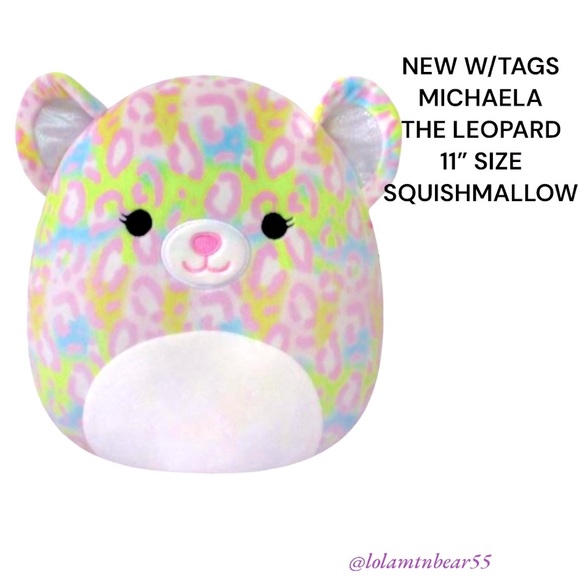 Squishmallows | Toys | Nwt Michaela The Leopard Squishmallow 1 Szcool ...